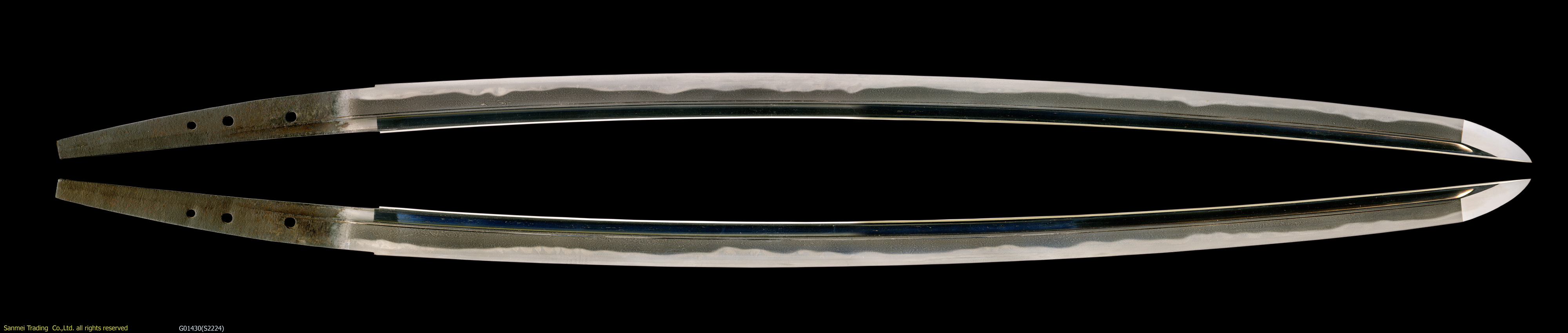 Daisho set of Katana and Wakizashi (Dai) Katana unsigned Shimada ...